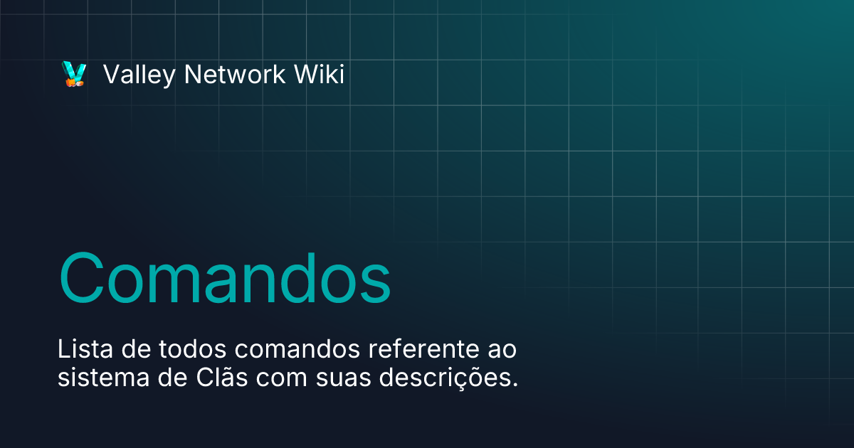 Comandos | Valley Network Wiki